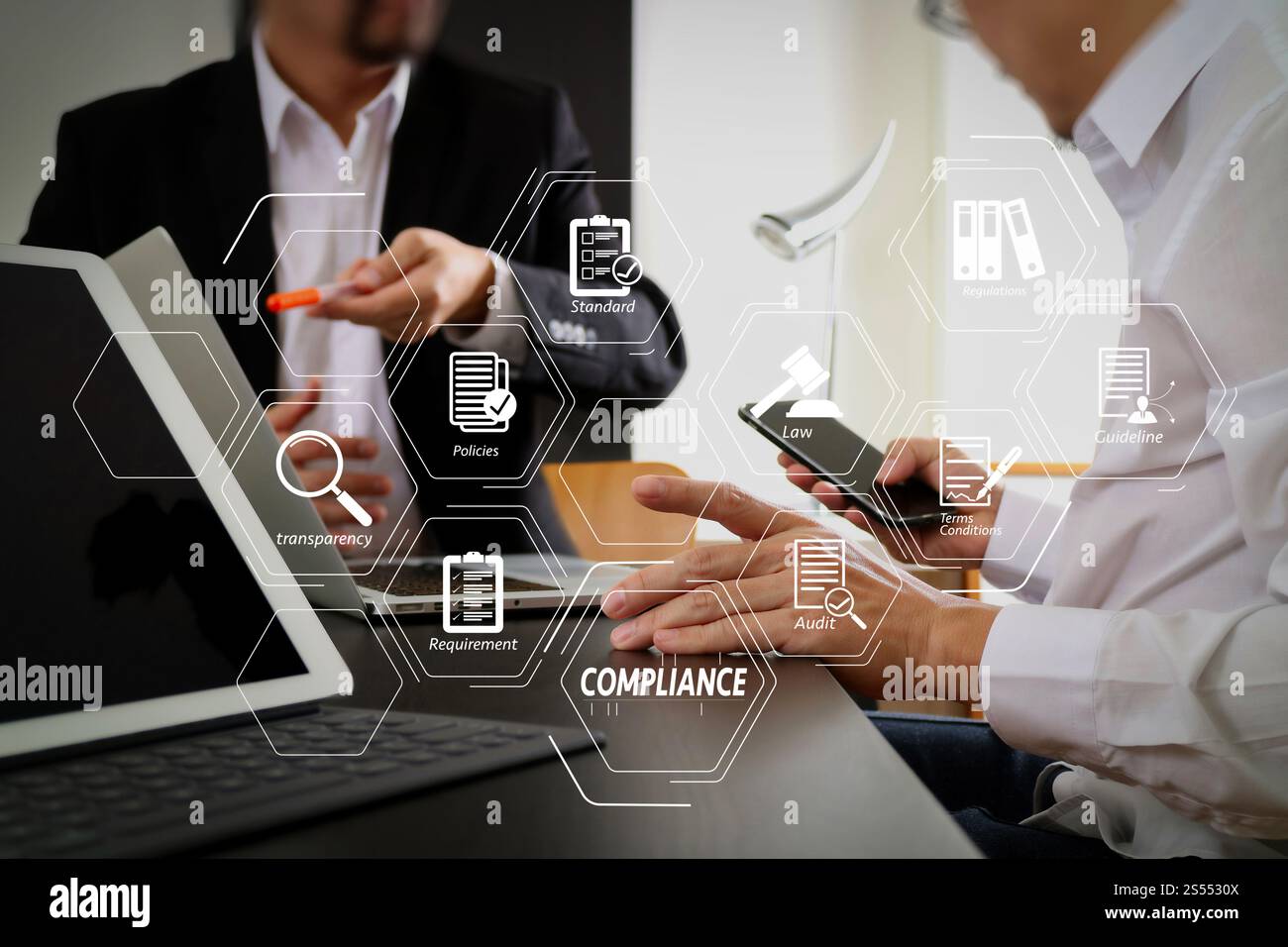 Compliance Virtual Diagram for regulations, law, standards ...
