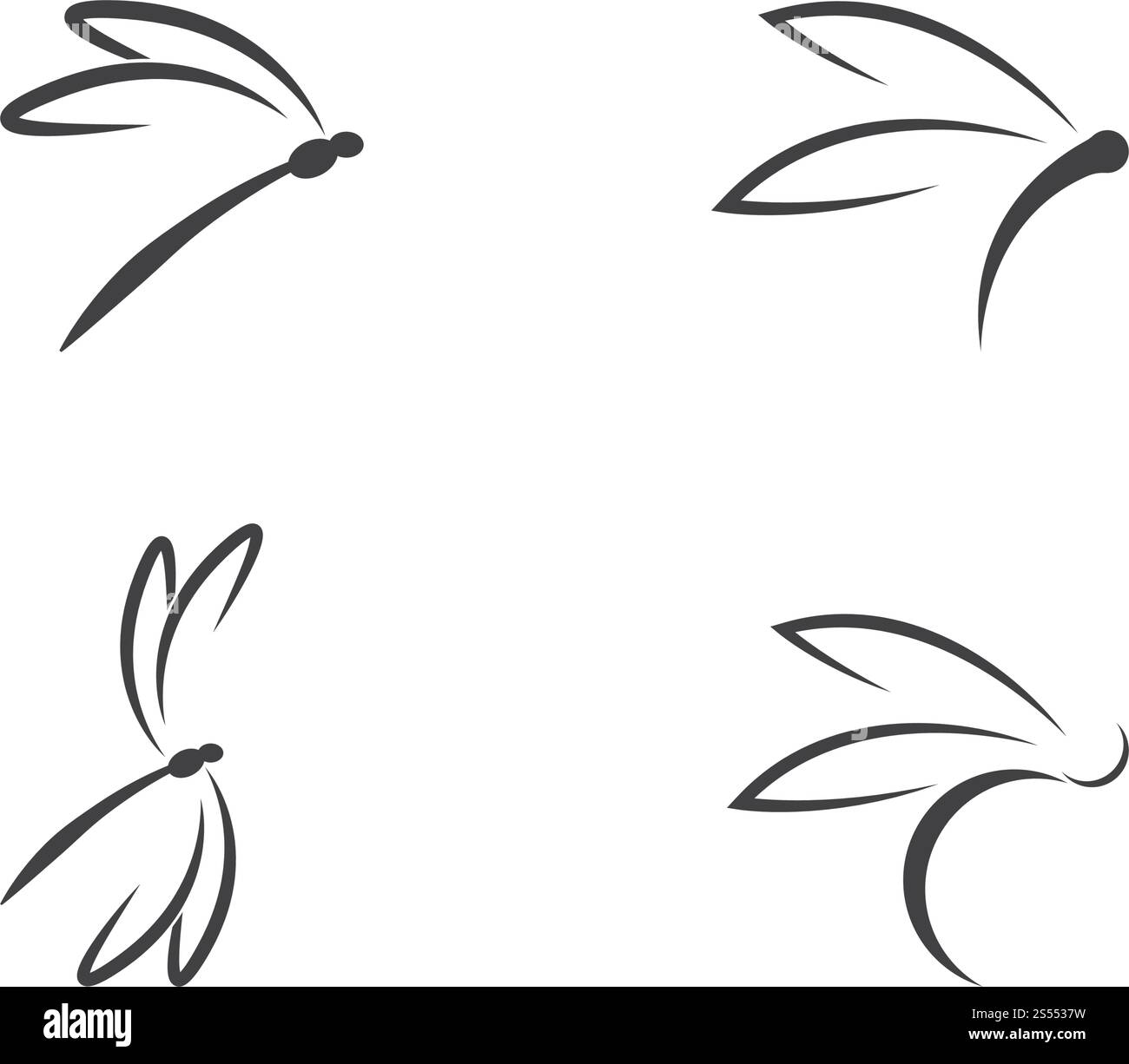 Dragonfly logo vector template Stock Vector Image & Art - Alamy