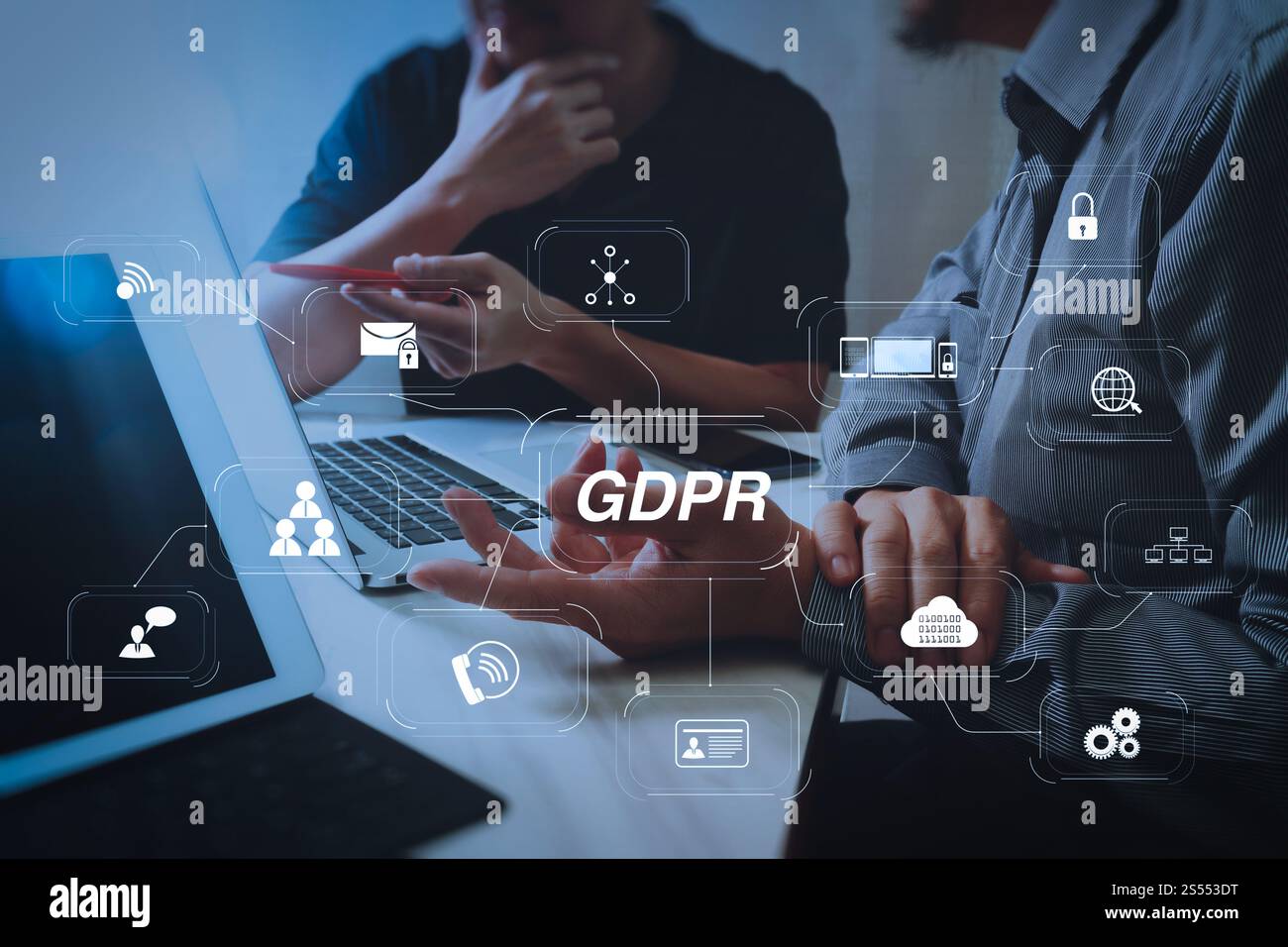 GDPR. Data Protection Regulation with Cyber security and privacy ...