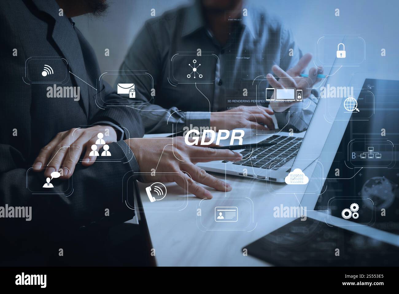 GDPR. Data Protection Regulation with Cyber security and privacy ...