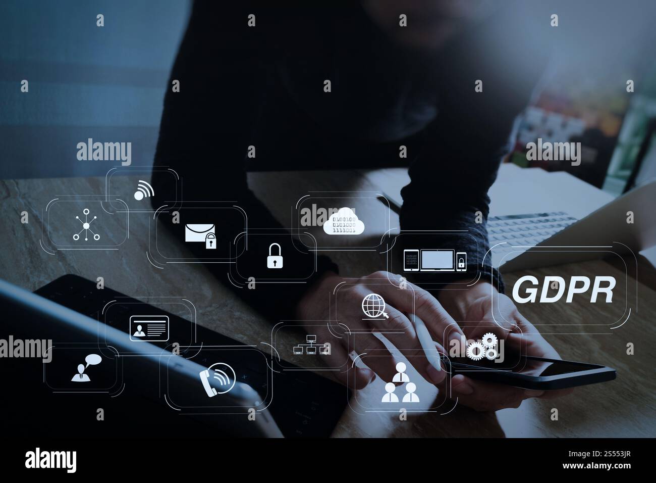 GDPR. Data Protection Regulation with Cyber security and privacy ...