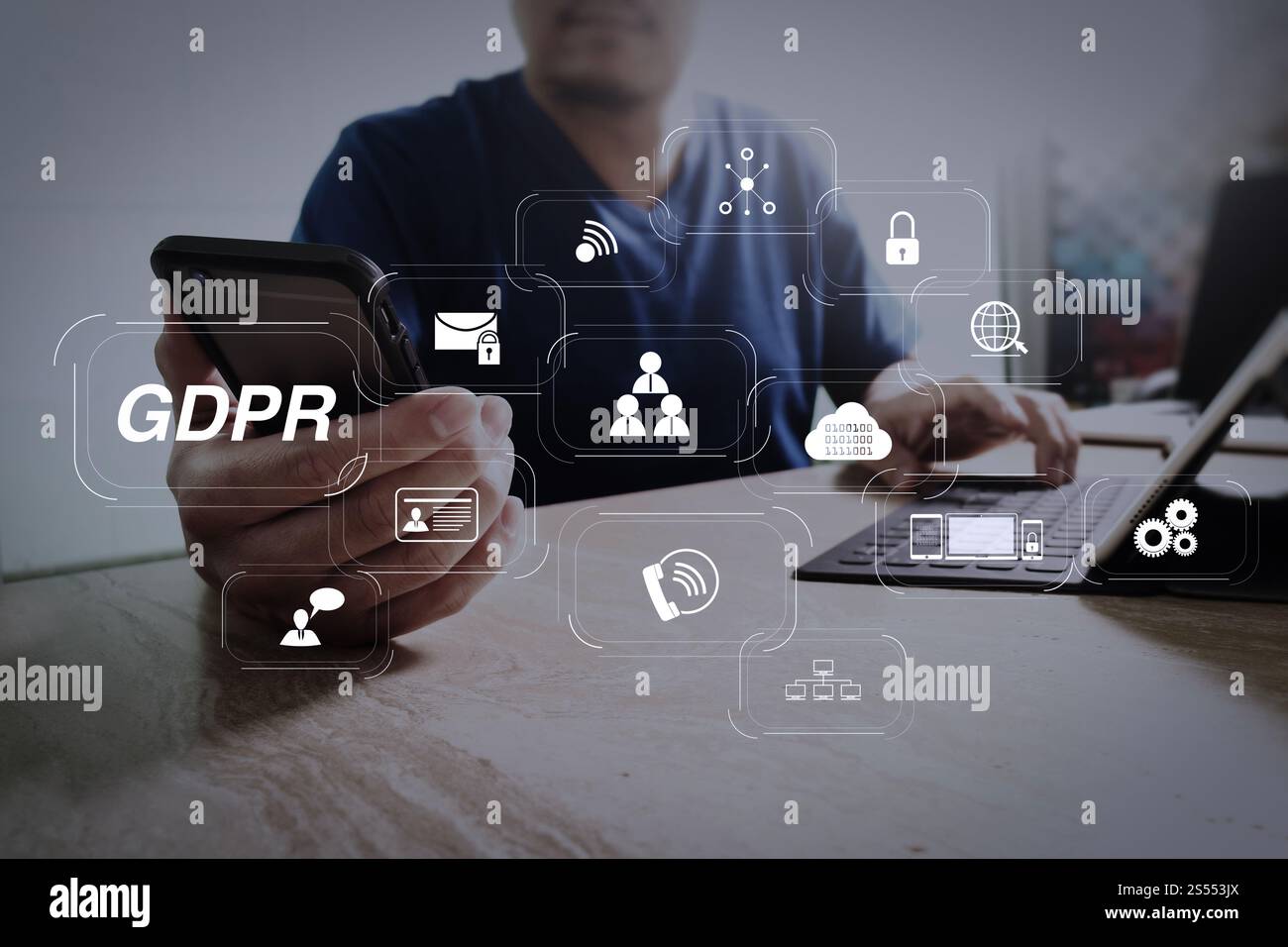 GDPR. Data Protection Regulation with Cyber security and privacy ...