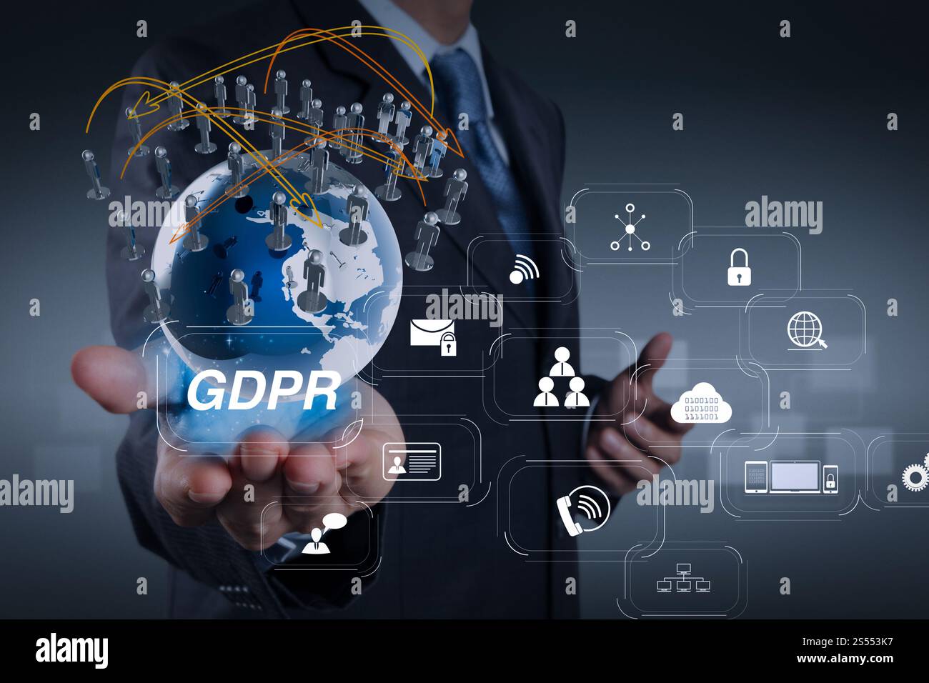 GDPR. Data Protection Regulation with Cyber security and privacy ...