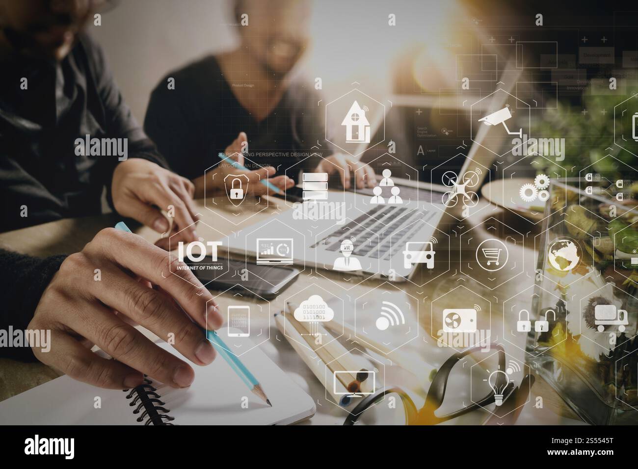 Internet of Things (IOT) technology with AR (Augmented Reality) on VR ...