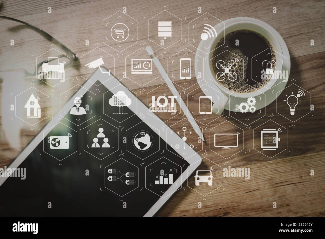 Internet of Things (IOT) technology with AR (Augmented Reality) on VR ...