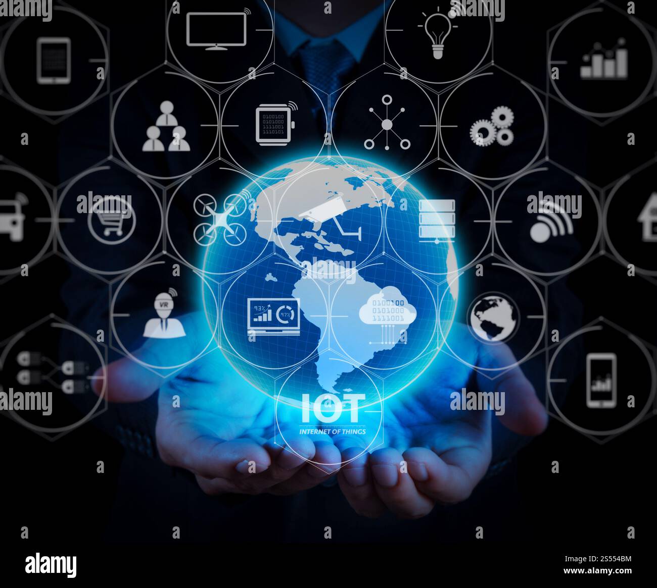 Internet of Things (IOT) technology with AR (Augmented Reality) on VR ...