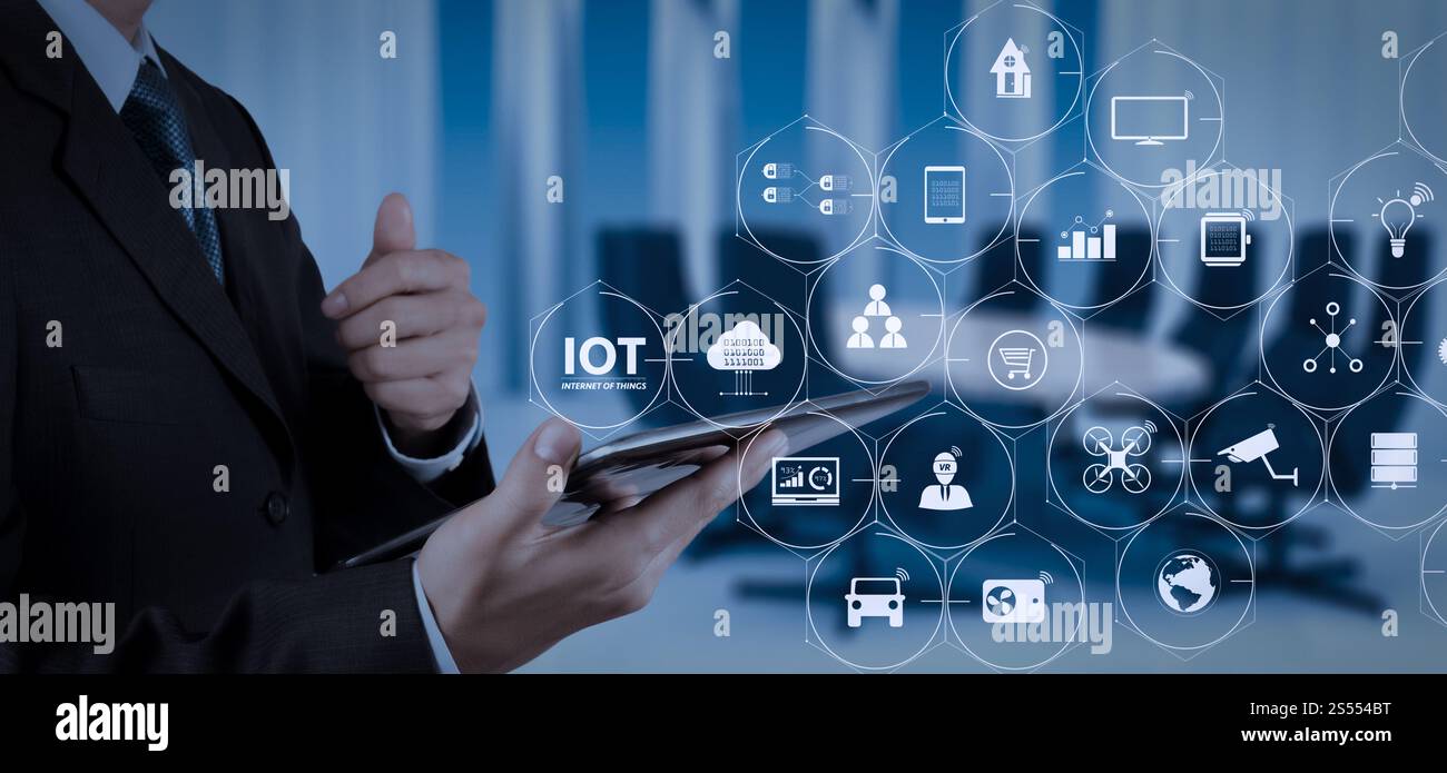 Internet of Things (IOT) technology with AR (Augmented Reality) on VR ...