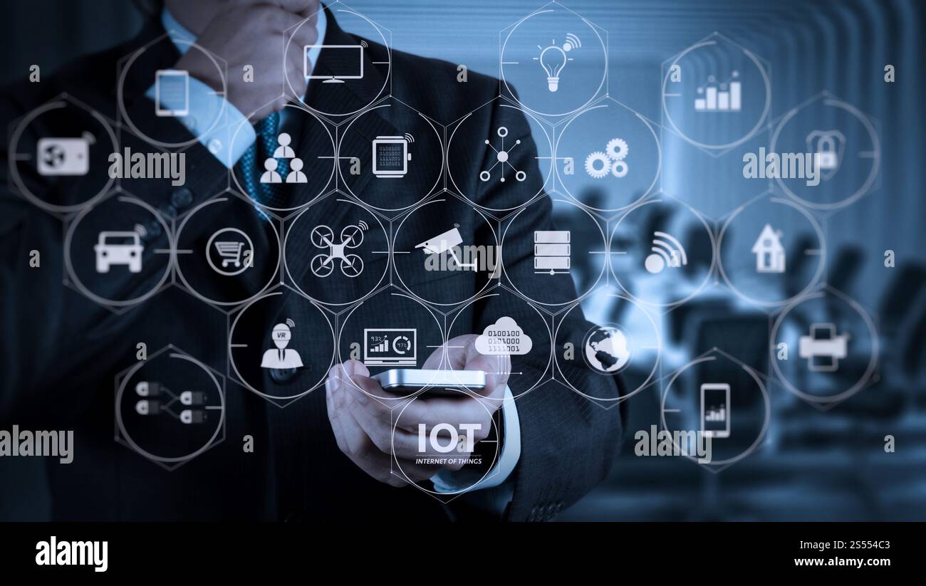 Internet of Things (IOT) technology with AR (Augmented Reality) on VR ...