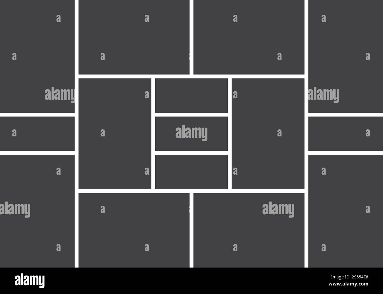 Creative collage picture monochrome Black and White Stock Photos ...