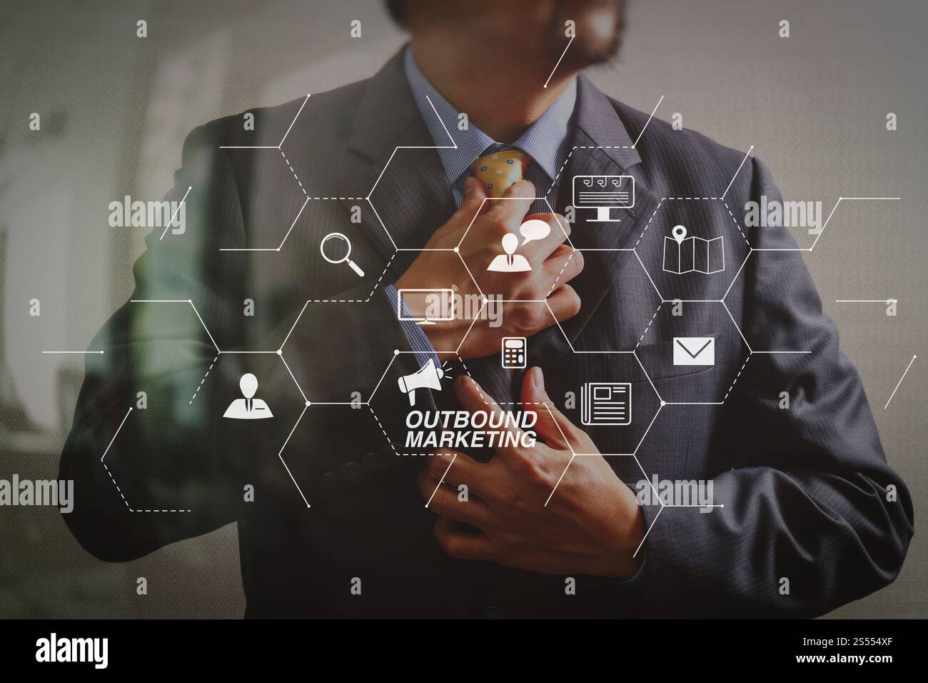 Outbound marketing business virtual dashboard with Offline or ...