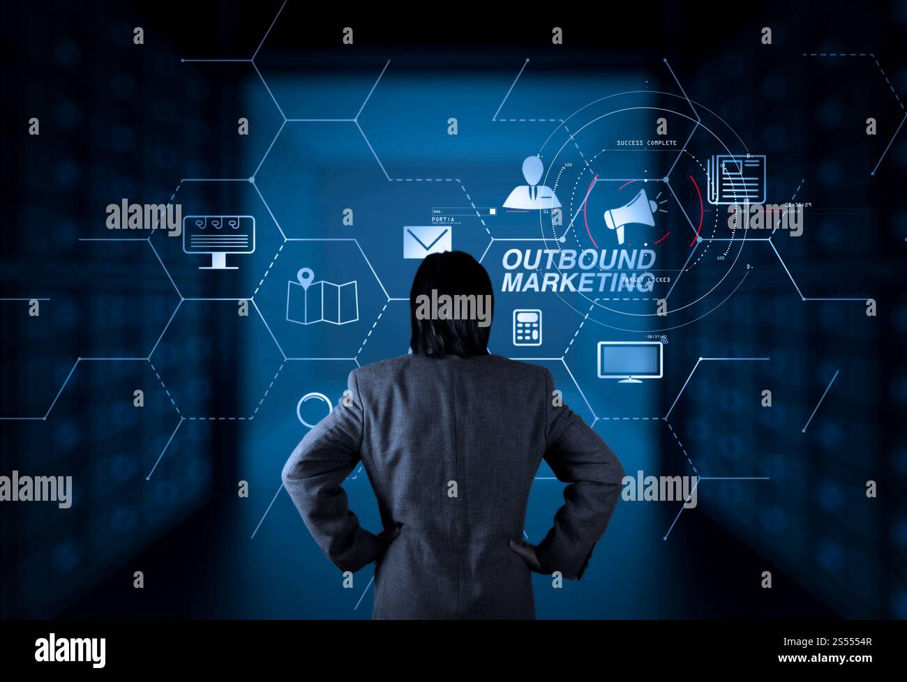 Outbound marketing business virtual dashboard with Offline or ...