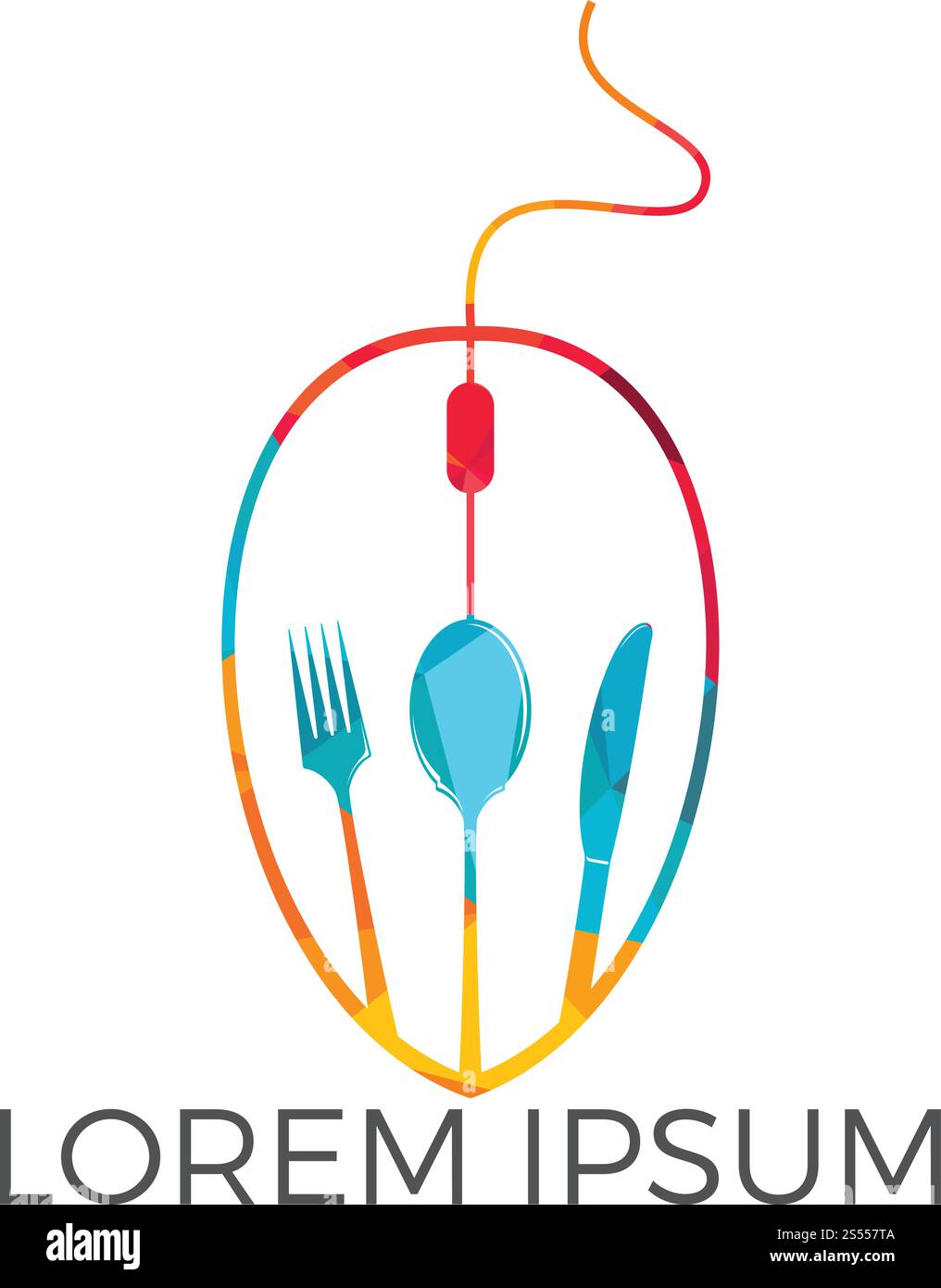 Online Food vector logo designs. Delivery logo online food ordering ...