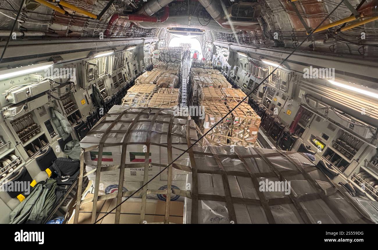 (250114) -- KUWAIT CITY, Jan. 14, 2025 (Xinhua) -- This photo shows ...