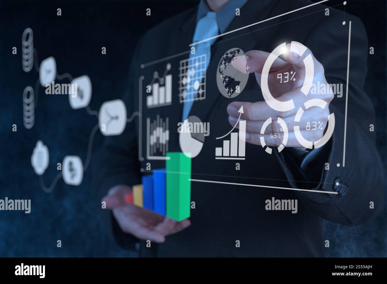 Data Management System (DMS) with Business Analytics concept ...