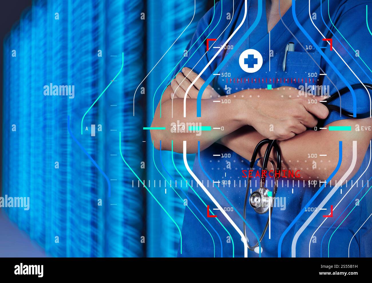 Accurate diagnosis appropriate treatment medical concept.success smart ...