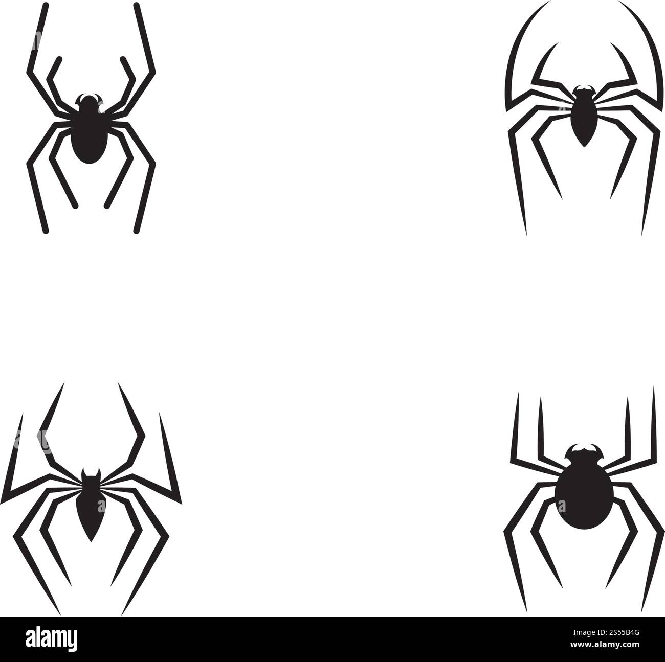 spider logo vector for business Stock Vector Image & Art - Alamy
