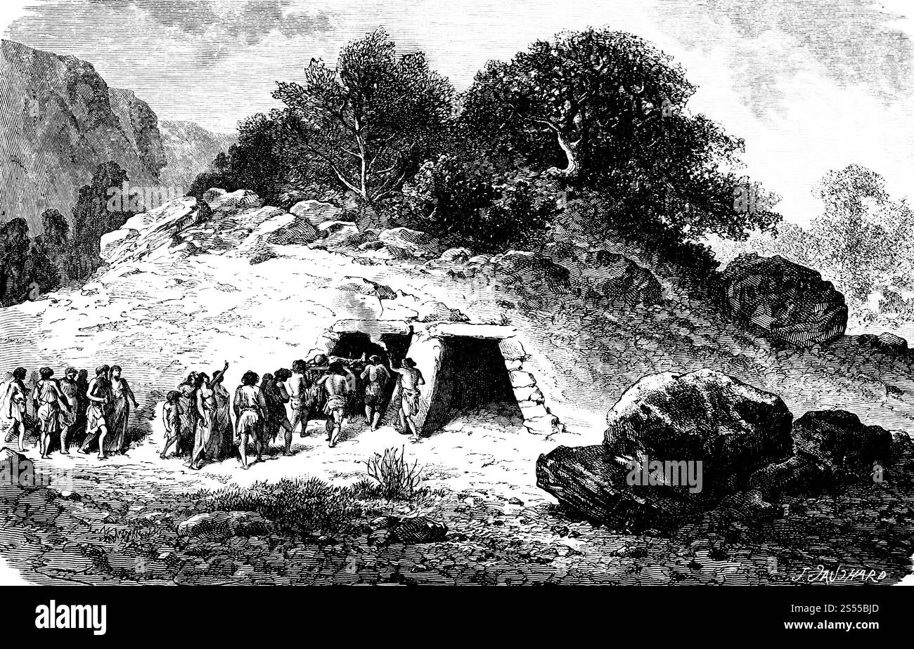 Burial site of our ancestors, access to a barrow, burial ceremony ...