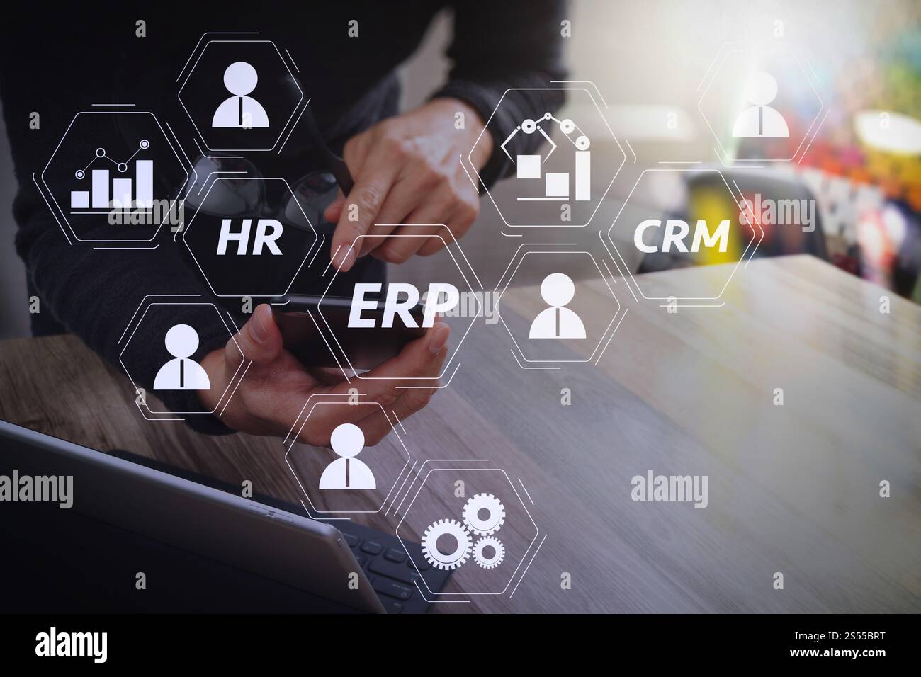 Architecture of ERP (Enterprise Resource Planning) system with ...