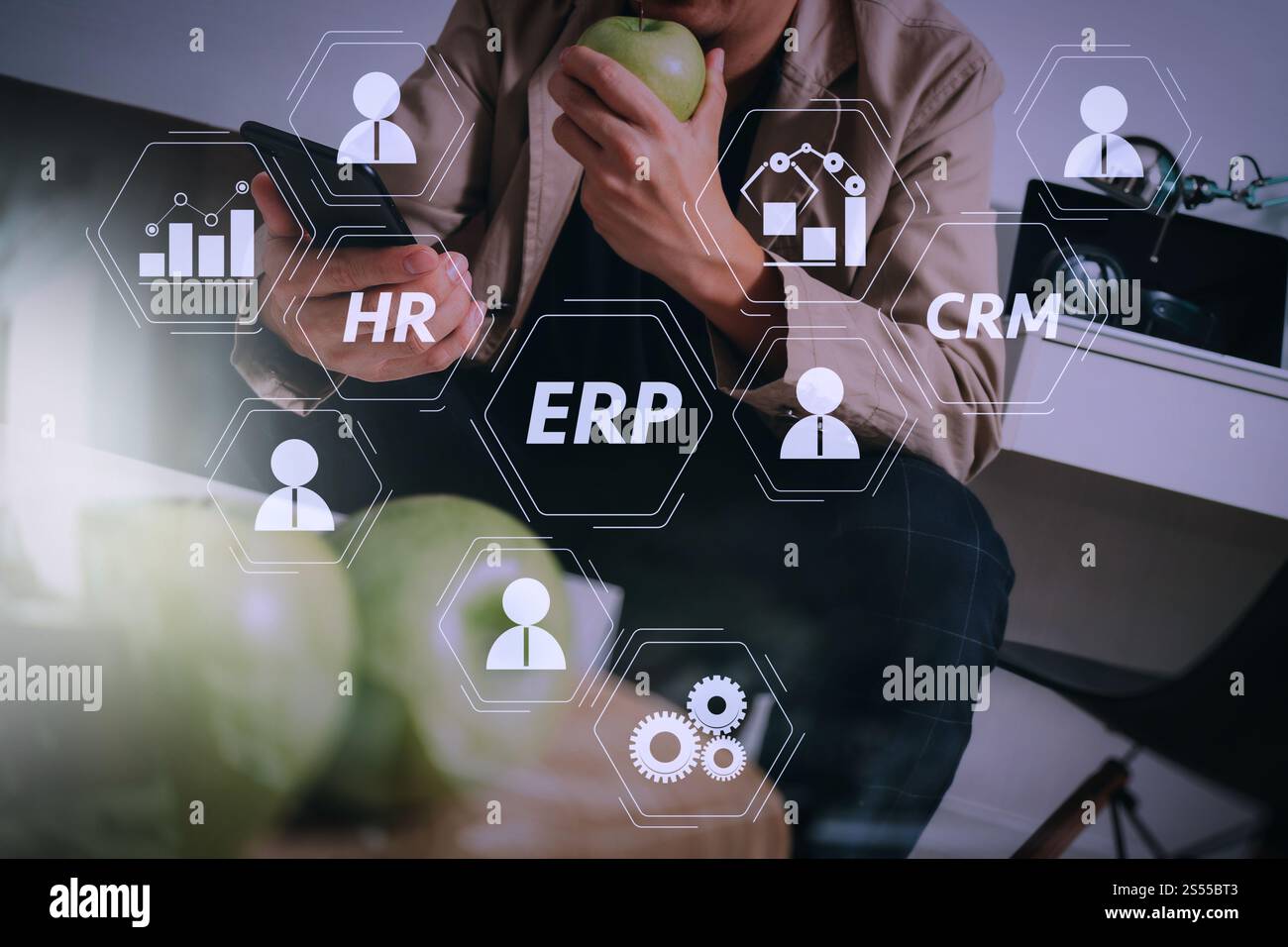 Architecture of ERP (Enterprise Resource Planning) system with ...
