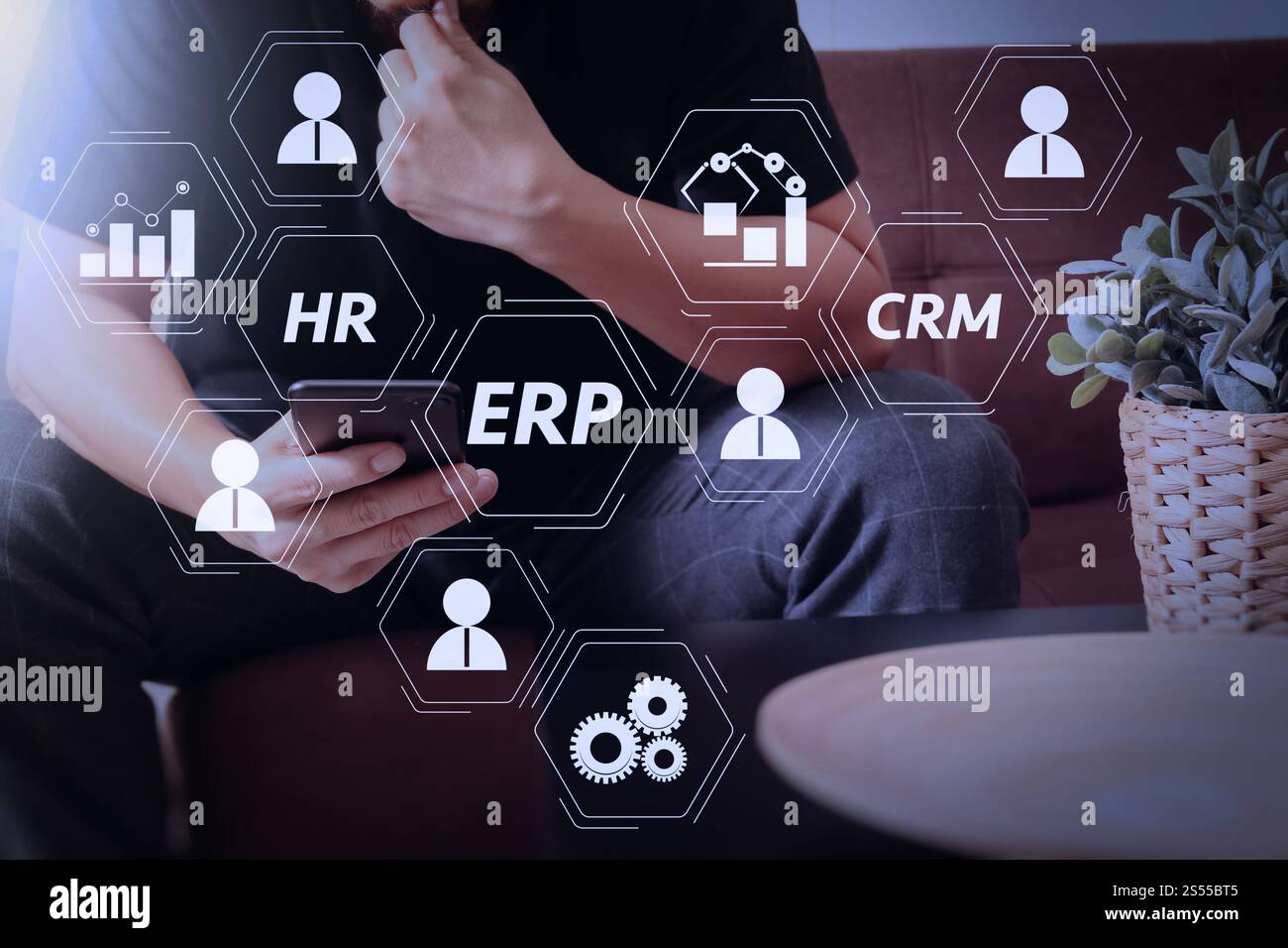 Architecture of ERP (Enterprise Resource Planning) system with ...