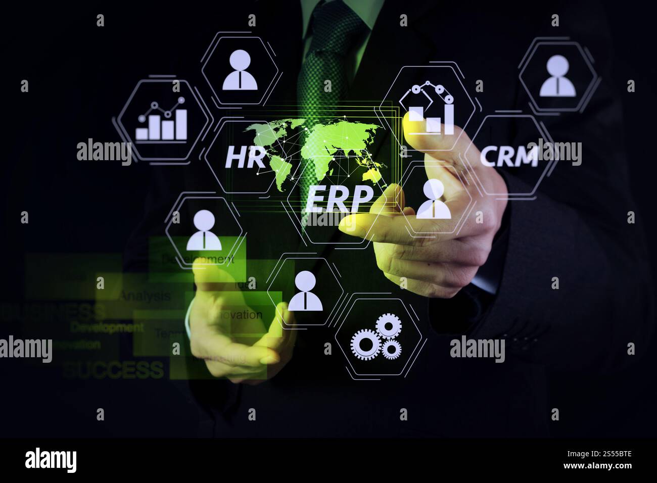 Architecture of ERP (Enterprise Resource Planning) system with ...