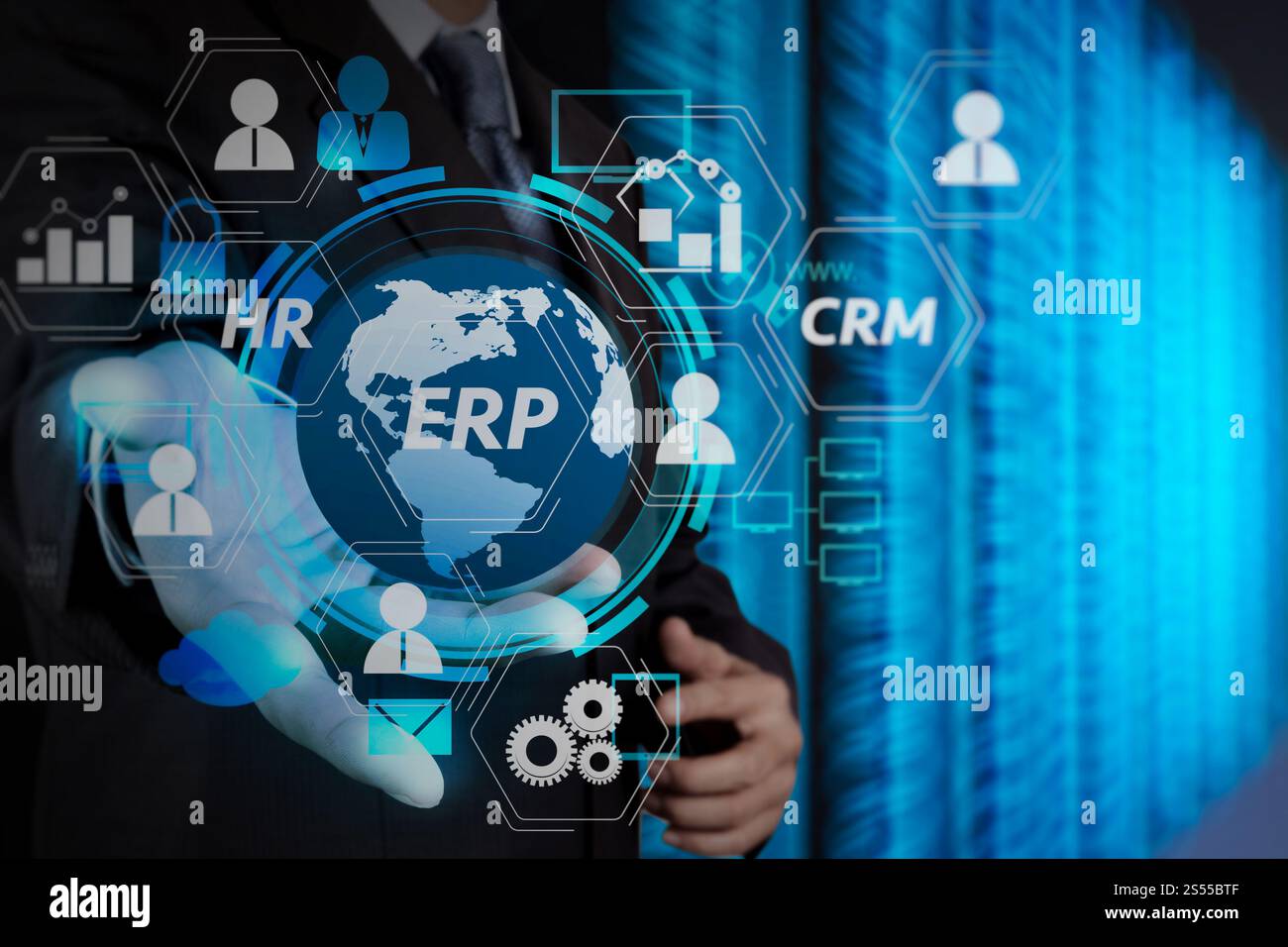 Architecture of ERP (Enterprise Resource Planning) system with ...