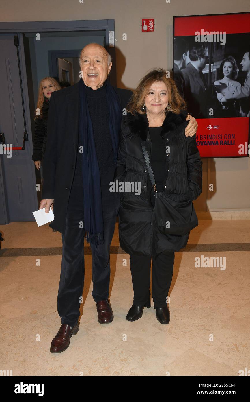 Rome, Italy. 13th Jan, 2025. Rome, Casa Del Cinema Party to celebrate ...