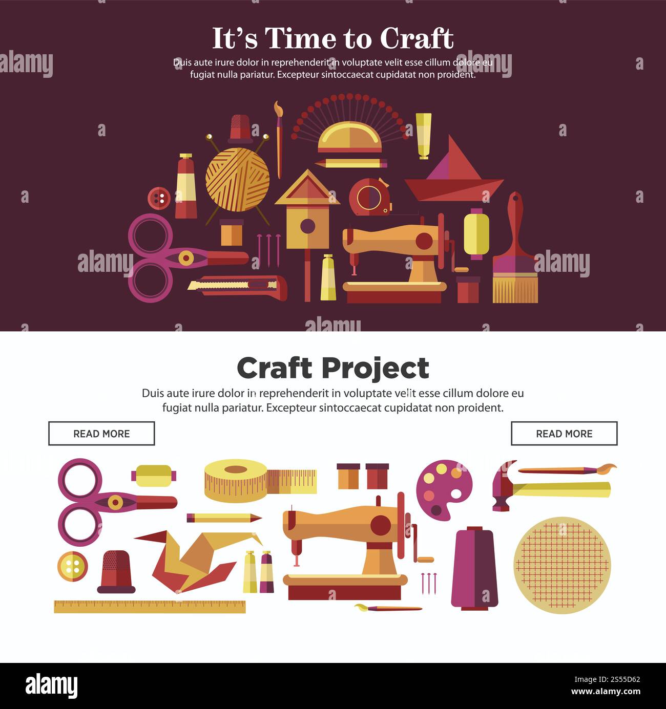 Time to make craft projects promotional Internet posters with special ...