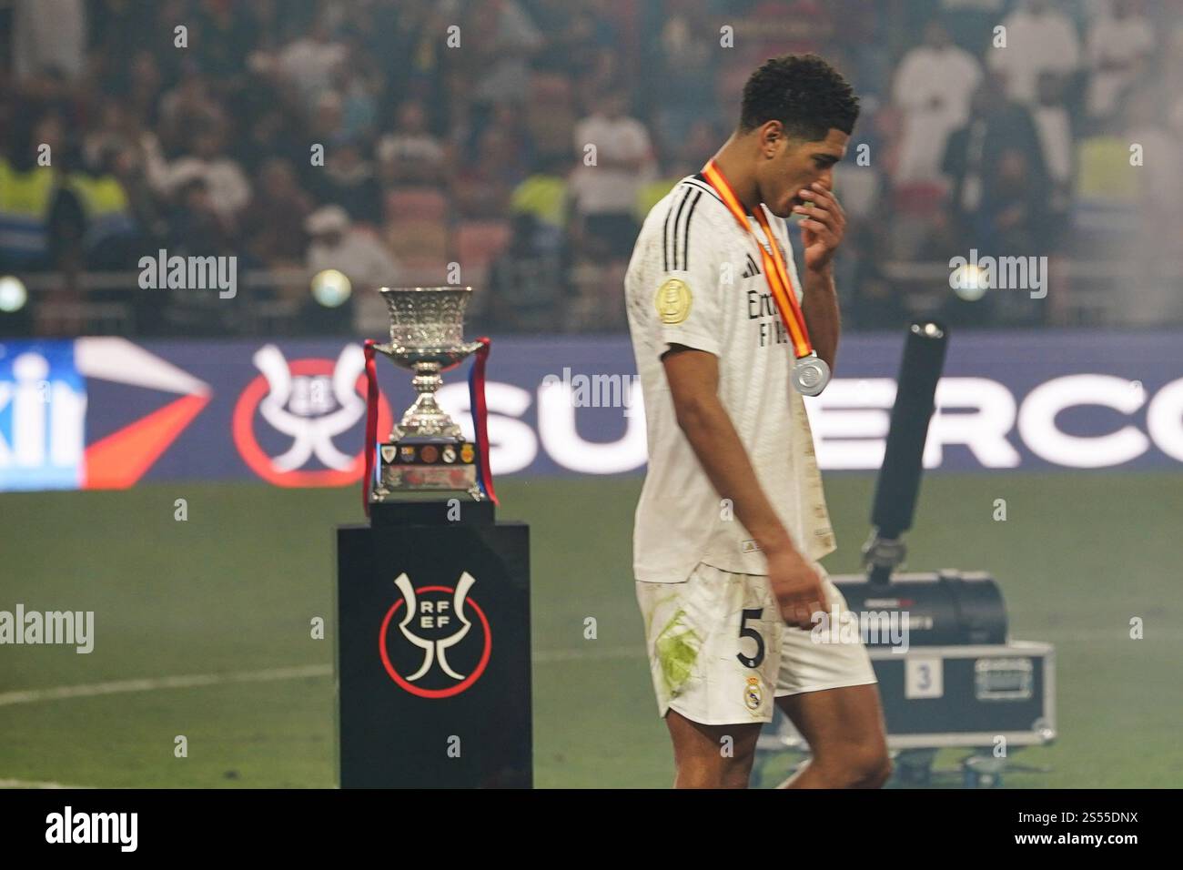 Jeddah, Saudi Arabia. 13th Jan, 2025. Real Madrid's English player Jude ...