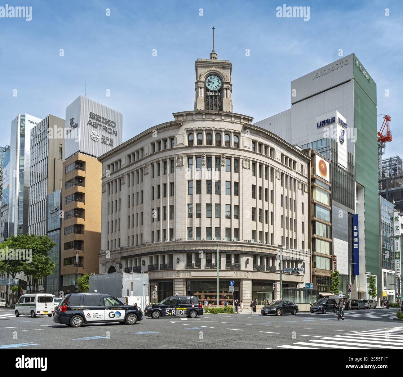 Seiko House Ginza Clock Tower building, Tokyo, Japan, Asia Stock Photo ...