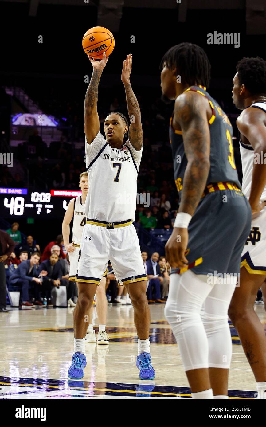 SOUTH BEND, IN - JANUARY 13: Notre Dame Fighting Irish forward Tae ...