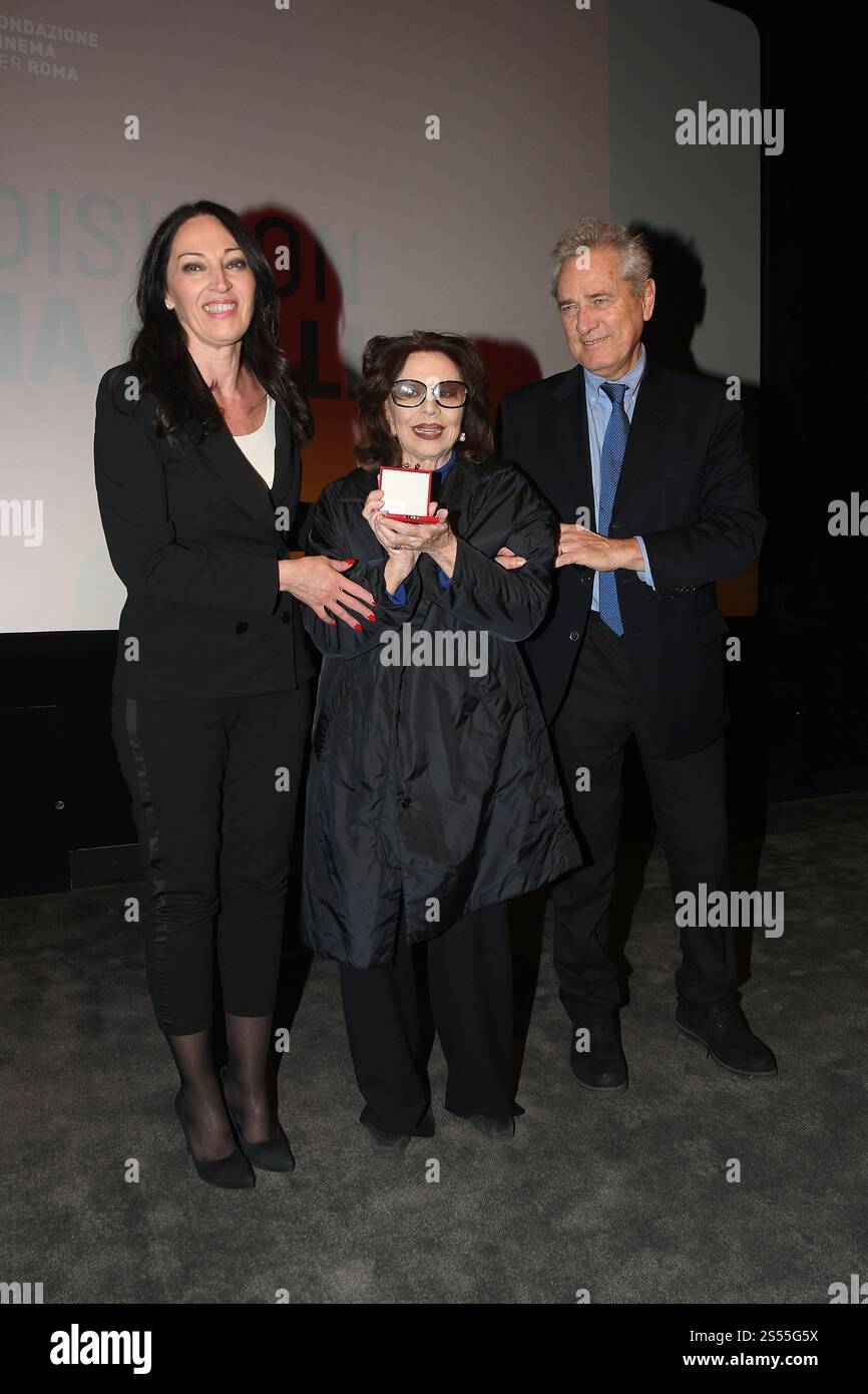 Rome, Italy. 13th Jan, 2025. Rome, Casa Del Cinema Party to celebrate ...