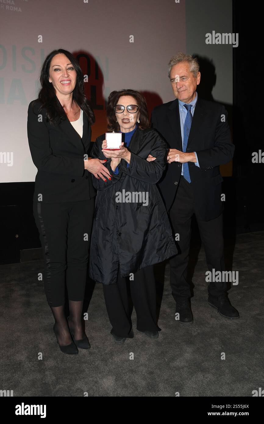 Rome, Italy. 13th Jan, 2025. Rome, Casa Del Cinema Party to celebrate ...