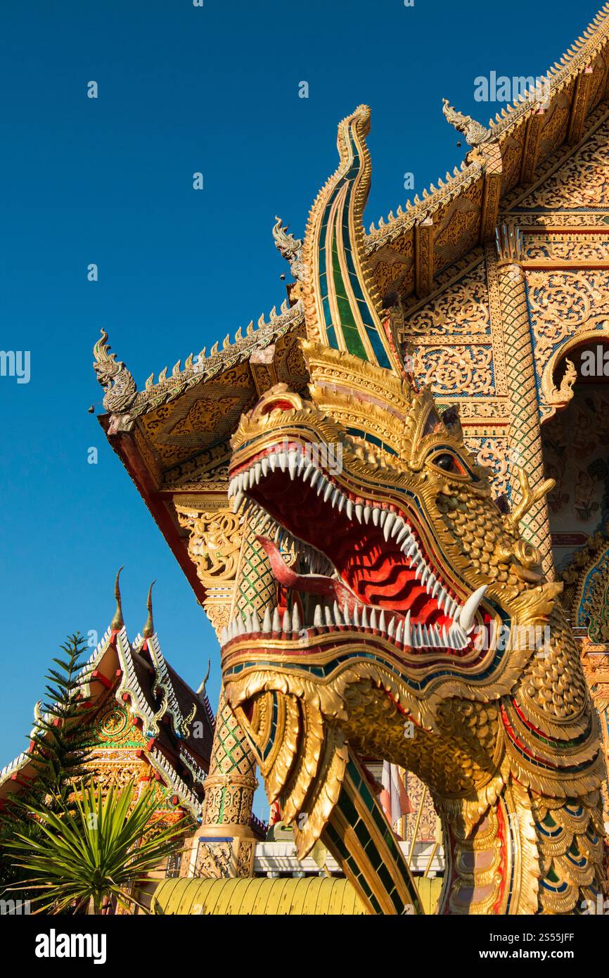 The Wat Luang Chai Sathan in the Town of Chiang Khong in the province ...