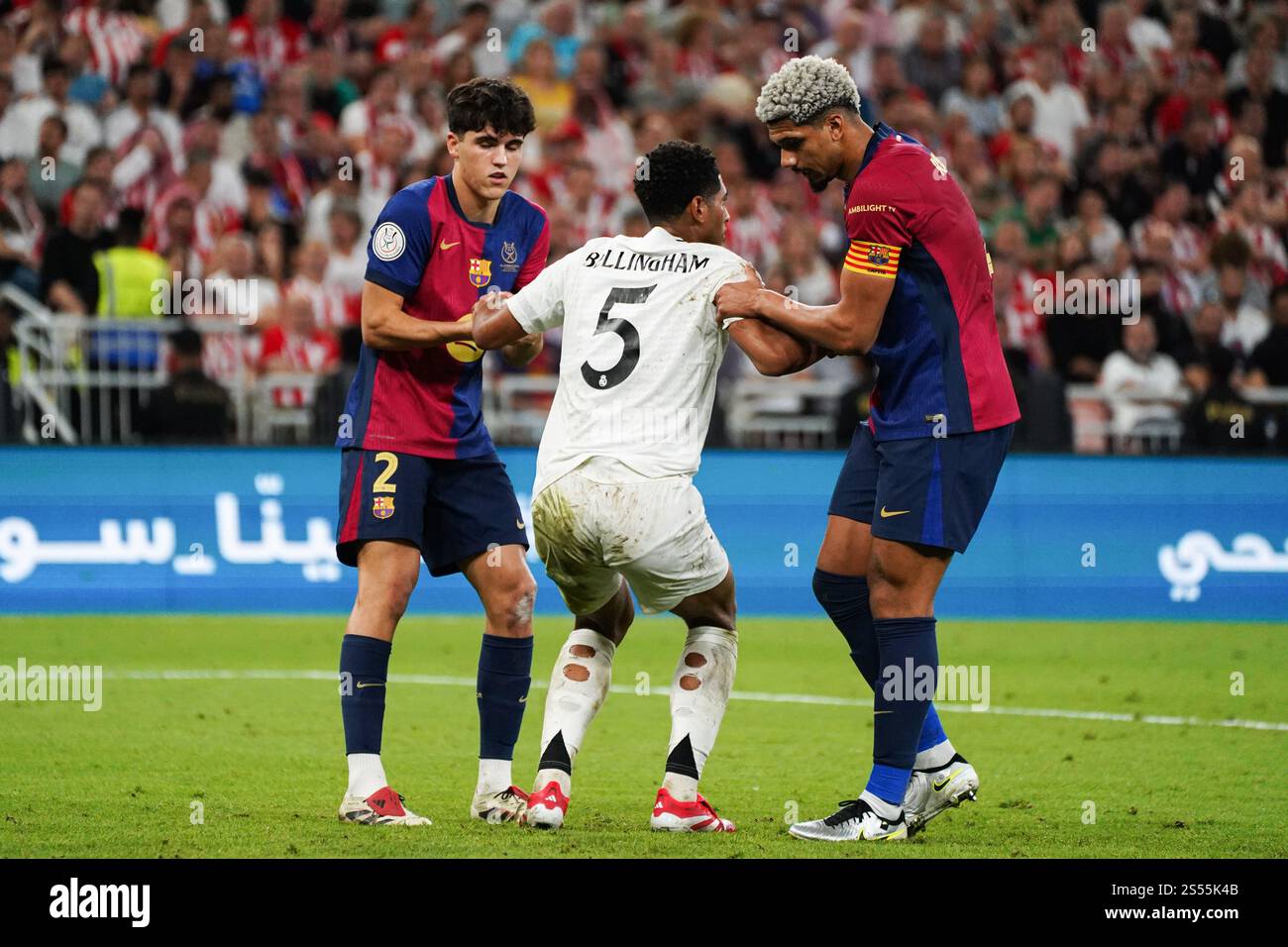 Jeddah, Saudi Arabia. 12th Jan, 2025. Real Madrid's English player Jude ...