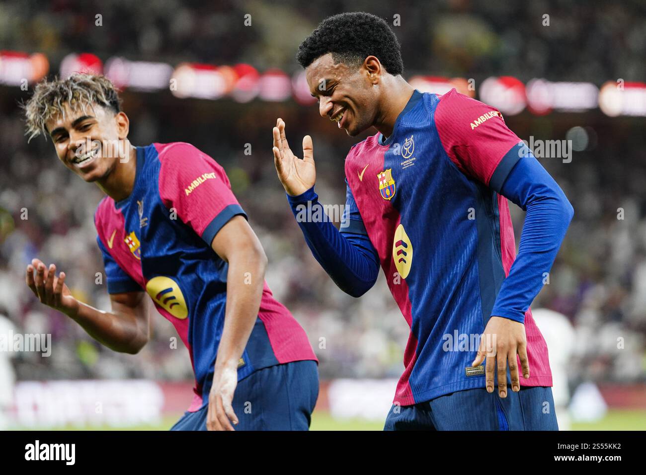 Jeddah, Saudi Arabia. 12th Jan, 2025. Barcelona's Spanish player ...