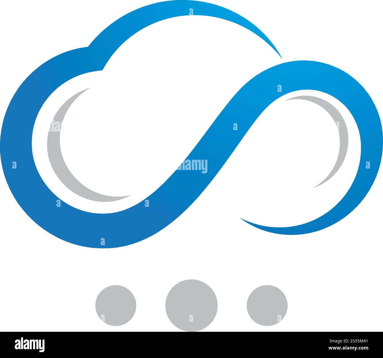 cloud logo template design vector Stock Vector Image & Art - Alamy