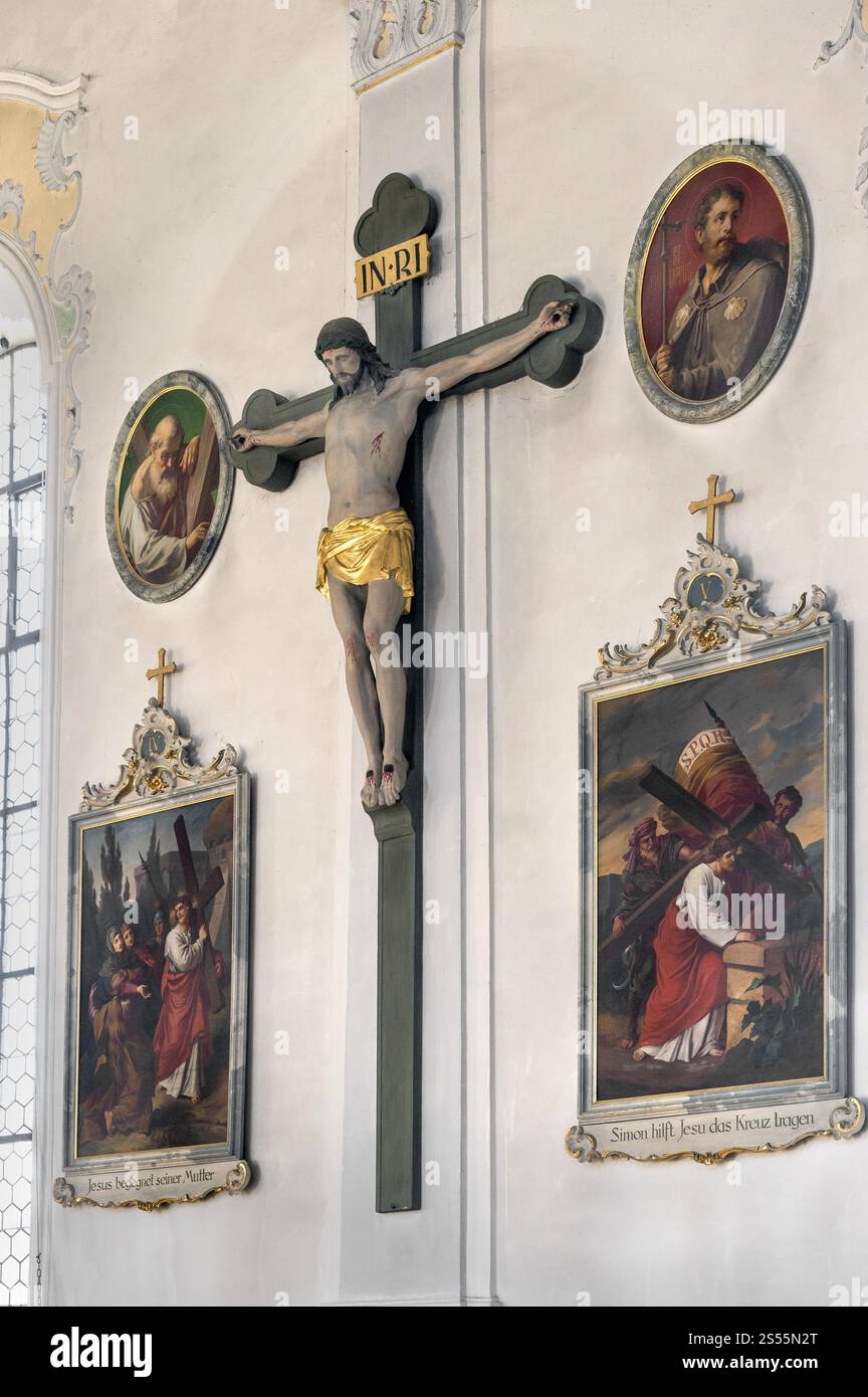 Crucifix and Stations of the Cross, St Michael's parish church ...