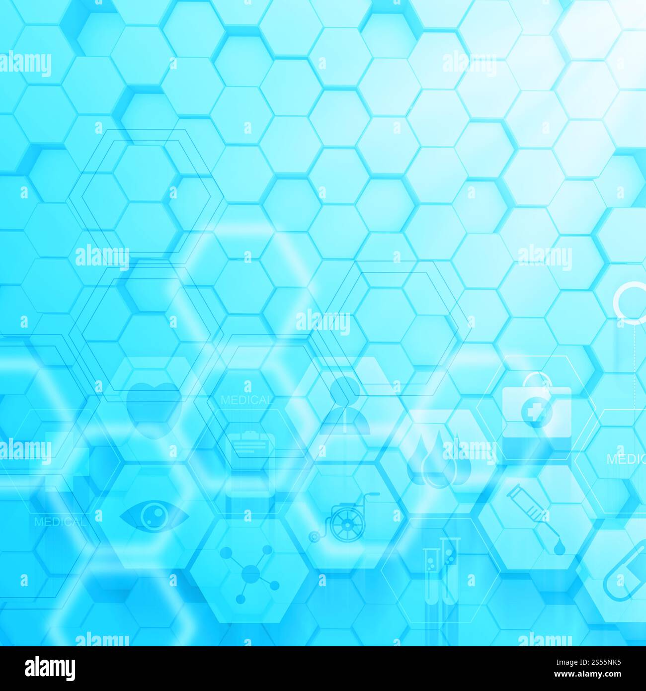 Abstract molecules medical background concept Stock Photo - Alamy