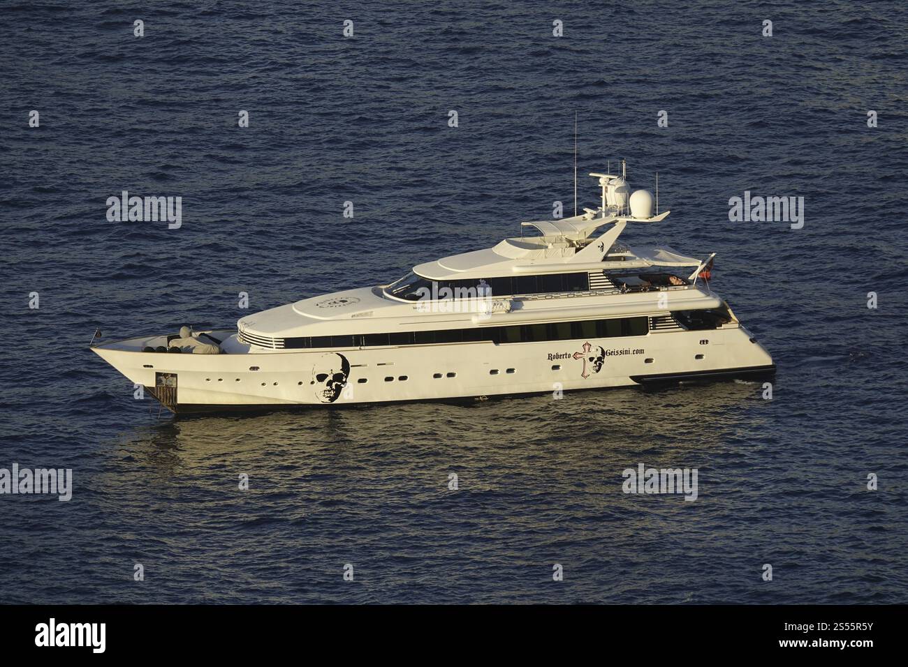 38 metre long superyacht Indigo Star owned by Robert Geiss from the RTL ...