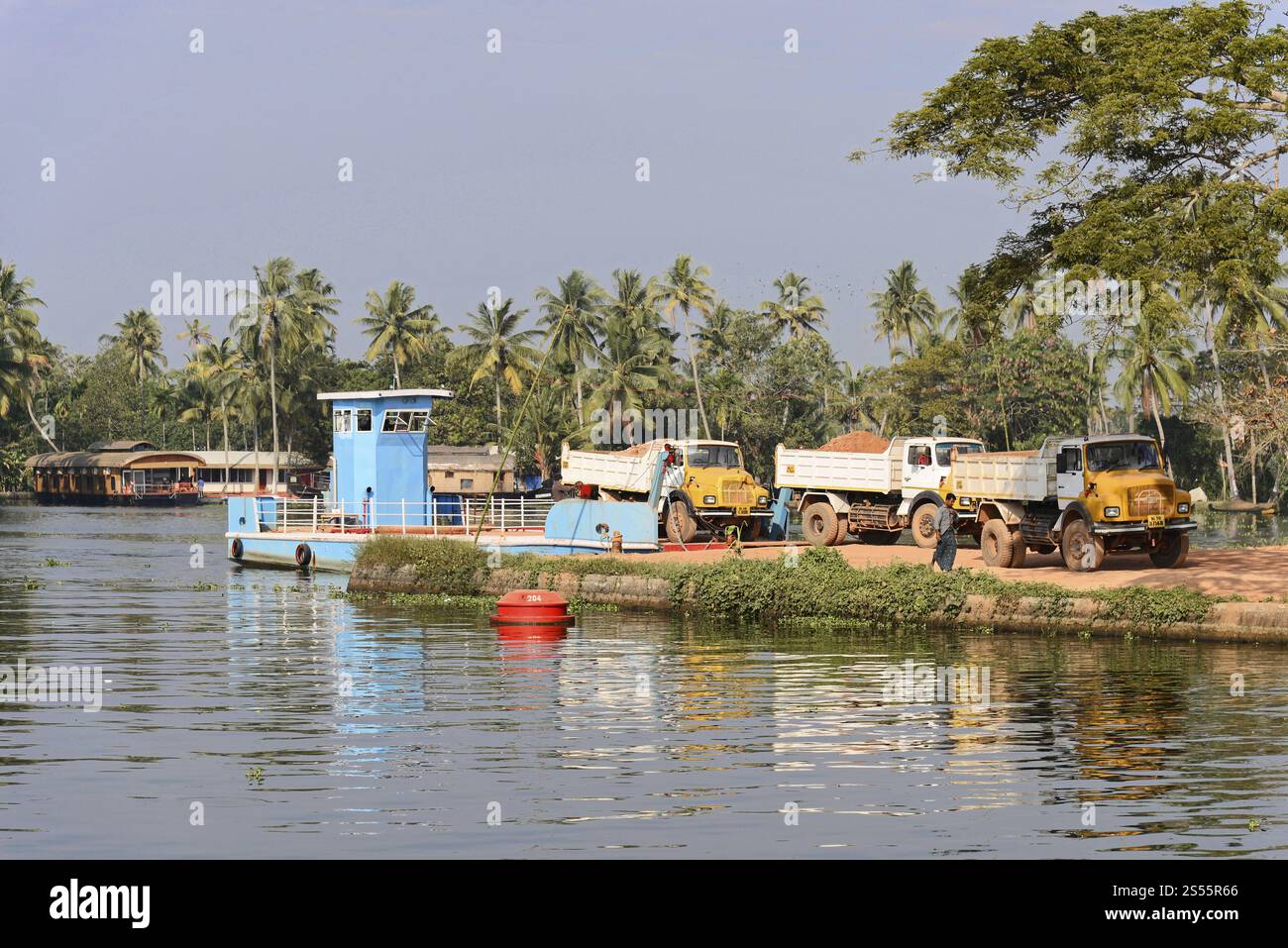 Fort Cochin, Cochin, Kerala, South India, India, Asia, A ferry ...