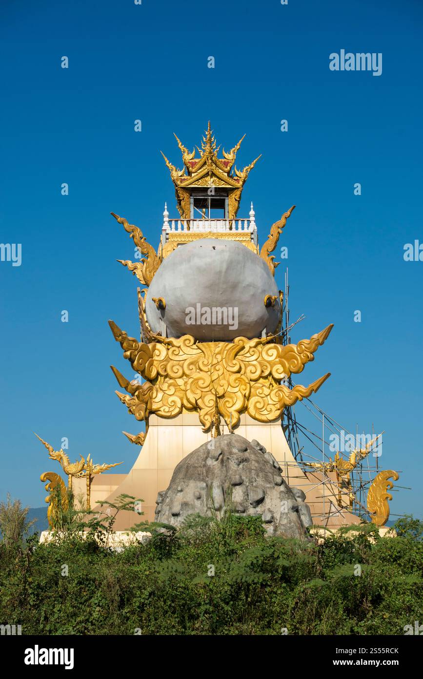 the Mekong catfish Temple or Wat Pla Buek Chiang Khong in the Town of ...