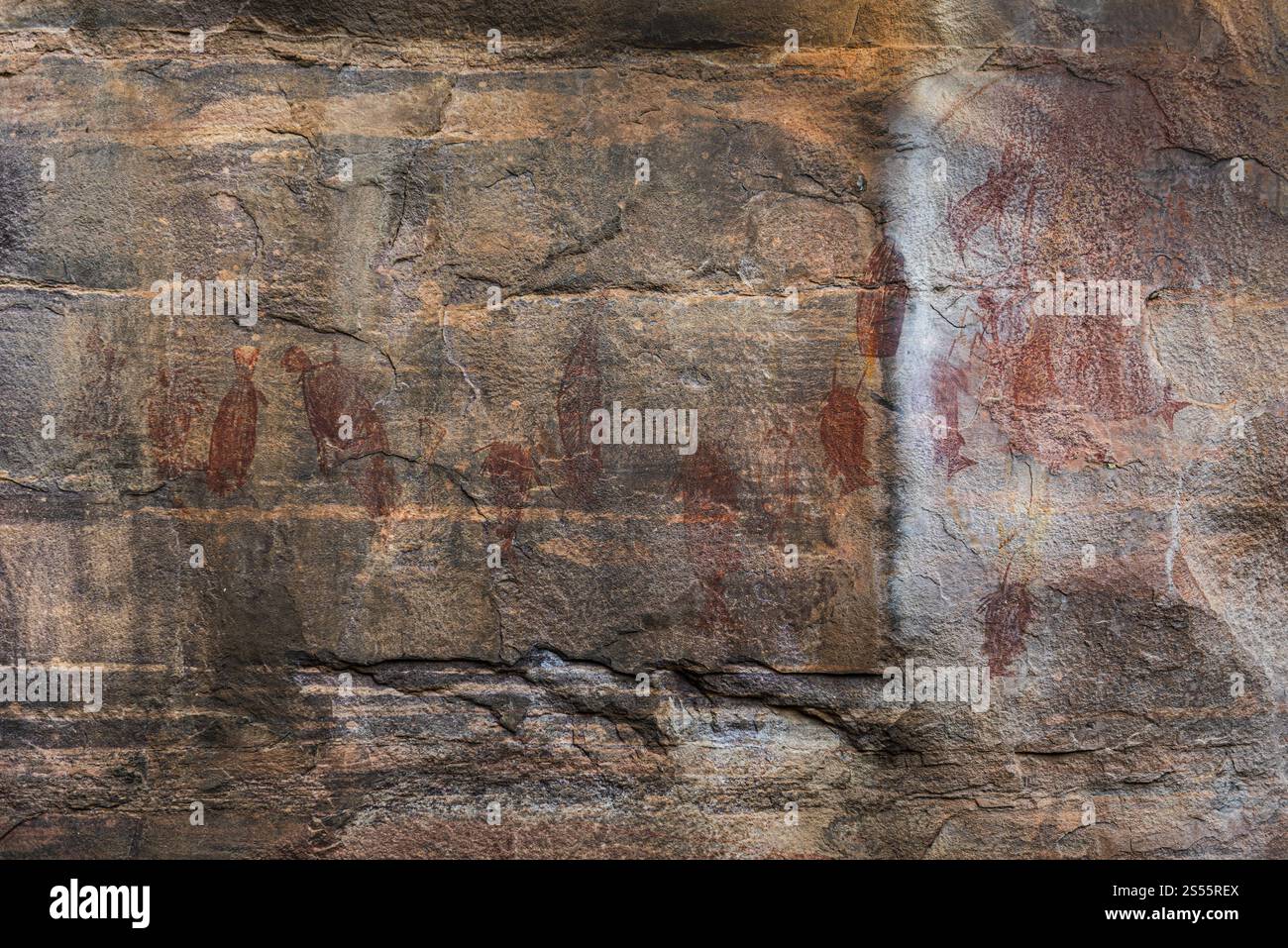Aboriginal rock carvings, Kadadu National Park, Ubirr, or Obiri Rock ...