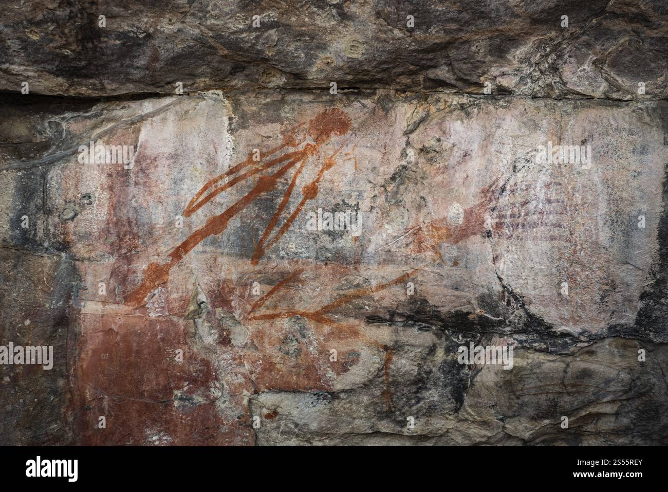 Aboriginal rock carvings, Kadadu National Park, Ubirr, or Obiri Rock ...