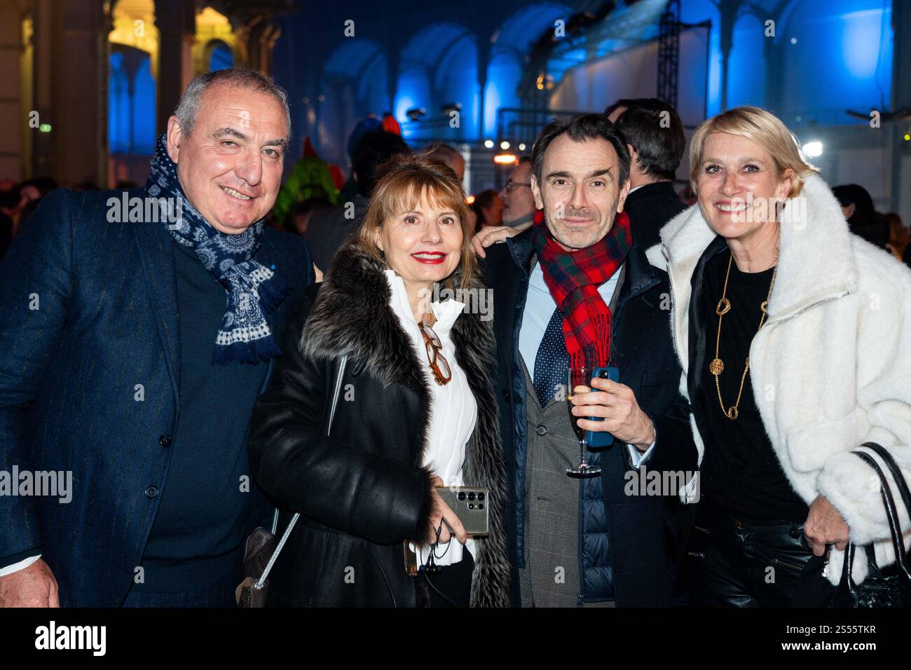 Paris, France. 13th Jan, 2025. Fabienne Delahaye and guests at the 20th ...