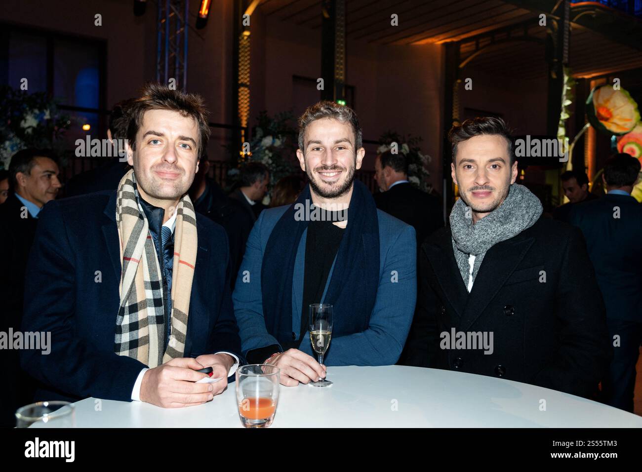 Paris, France. 13th Jan, 2025. Thomas Jolly and guest at the 20th BFM ...