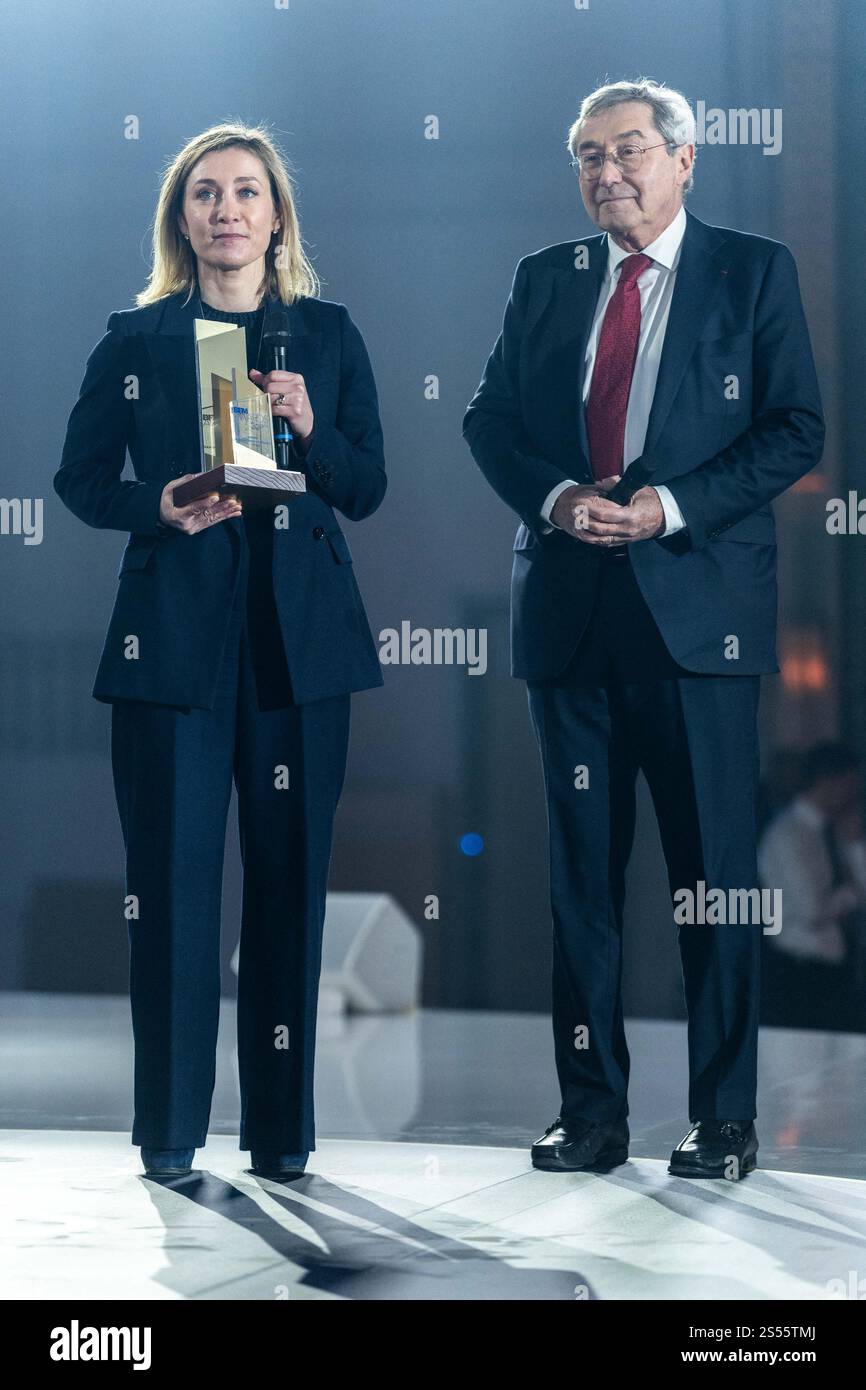 Paris, France. 13th Jan, 2025. Samantha Mane and Jean Maneat the 20th ...