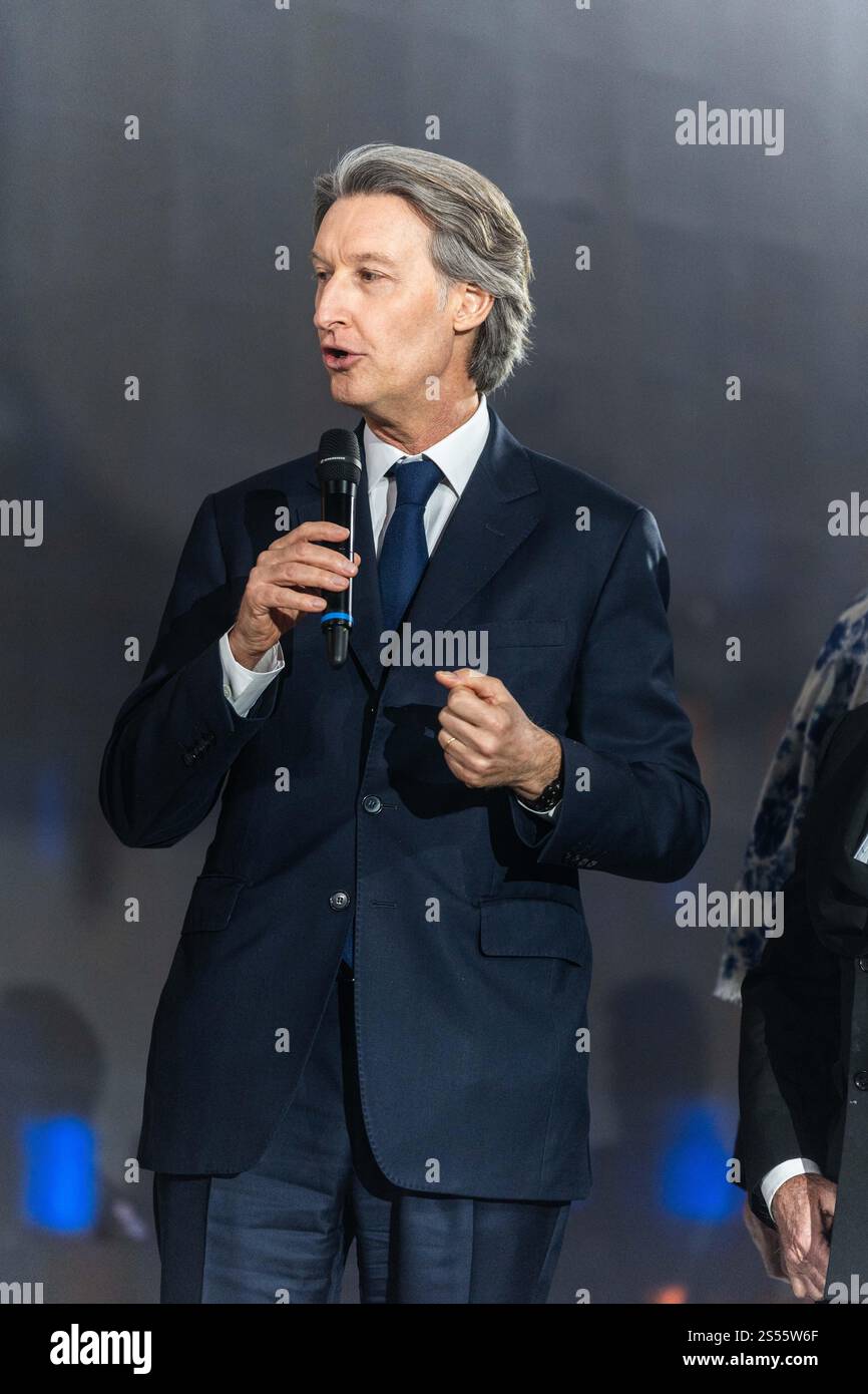 Paris, France. 13th Jan, 2025. Jean-Charles Decaux at the 20th BFM ...