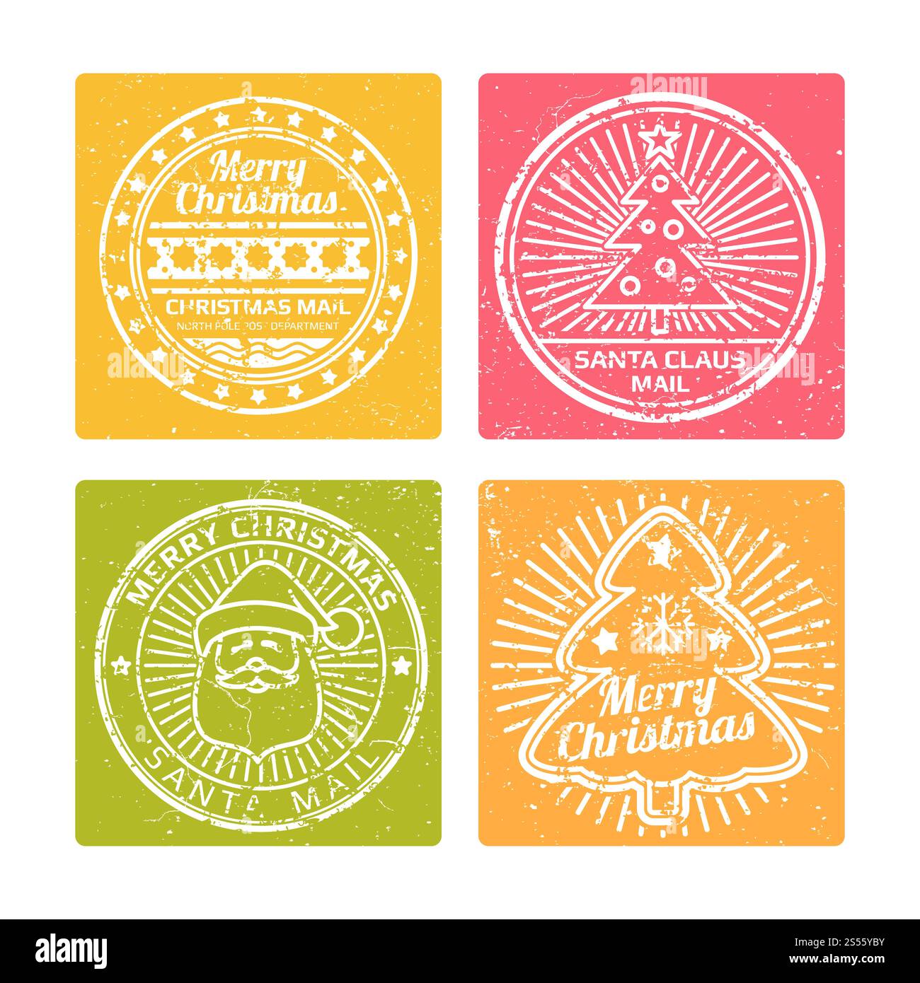 Mail delivery winter Cut Out Stock Images & Pictures - Alamy