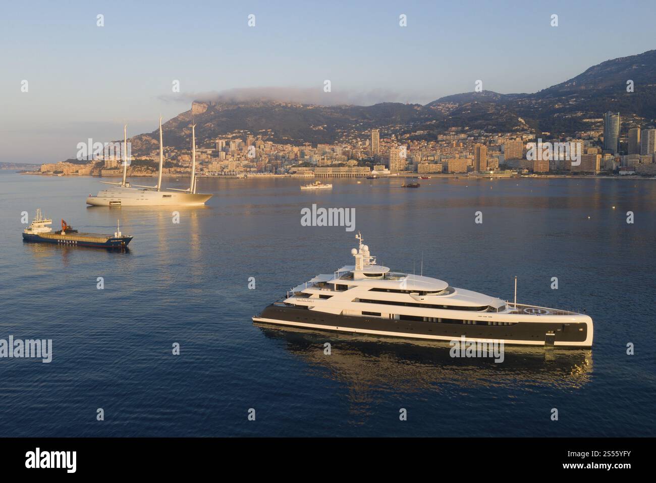 Aerial view 88, 5 metre motor yacht ILLUSION PLUS, delivered in 2018 by ...